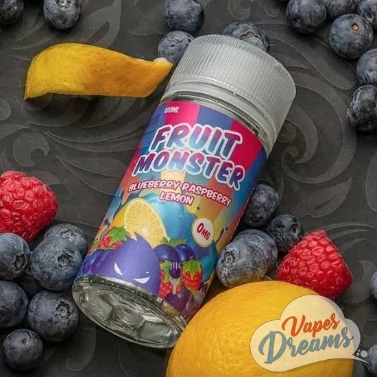 Fruit Monster Blueberry Raspberry Lemon 100ml – Vapes Dreams