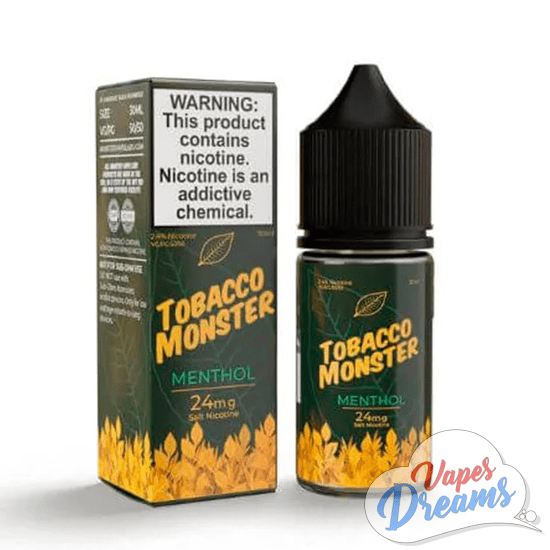 Tobacco Monster Salt - Menthol – Vapes Dreams