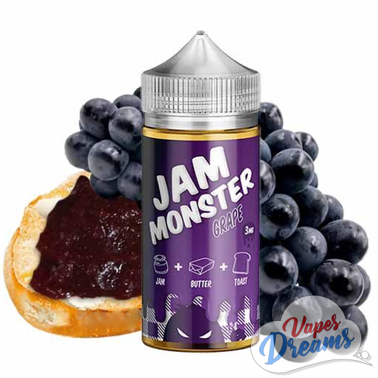 Jam Monster Grape 100ml – Vapes Dreams